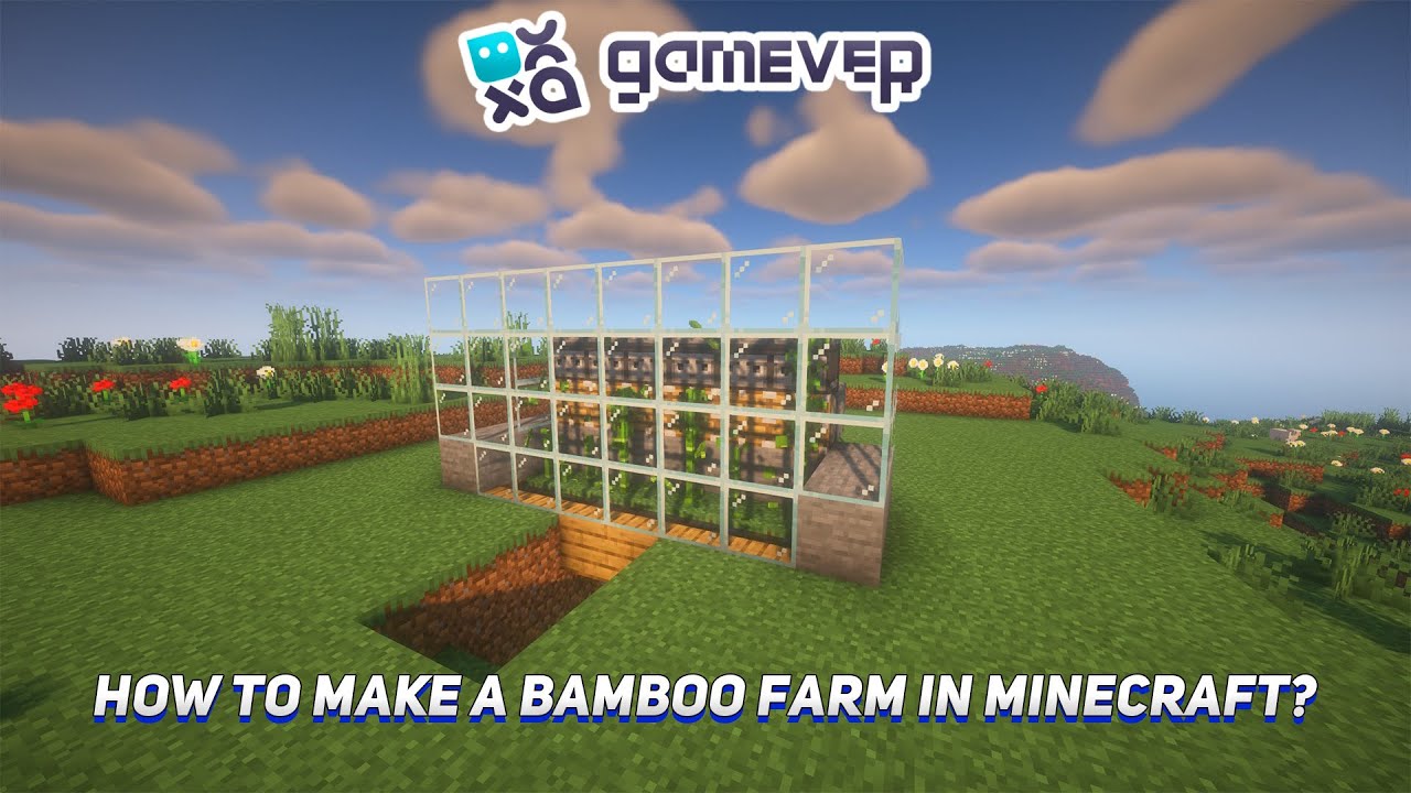 How to Make a Bamboo Farm in Minecraft - YouTube