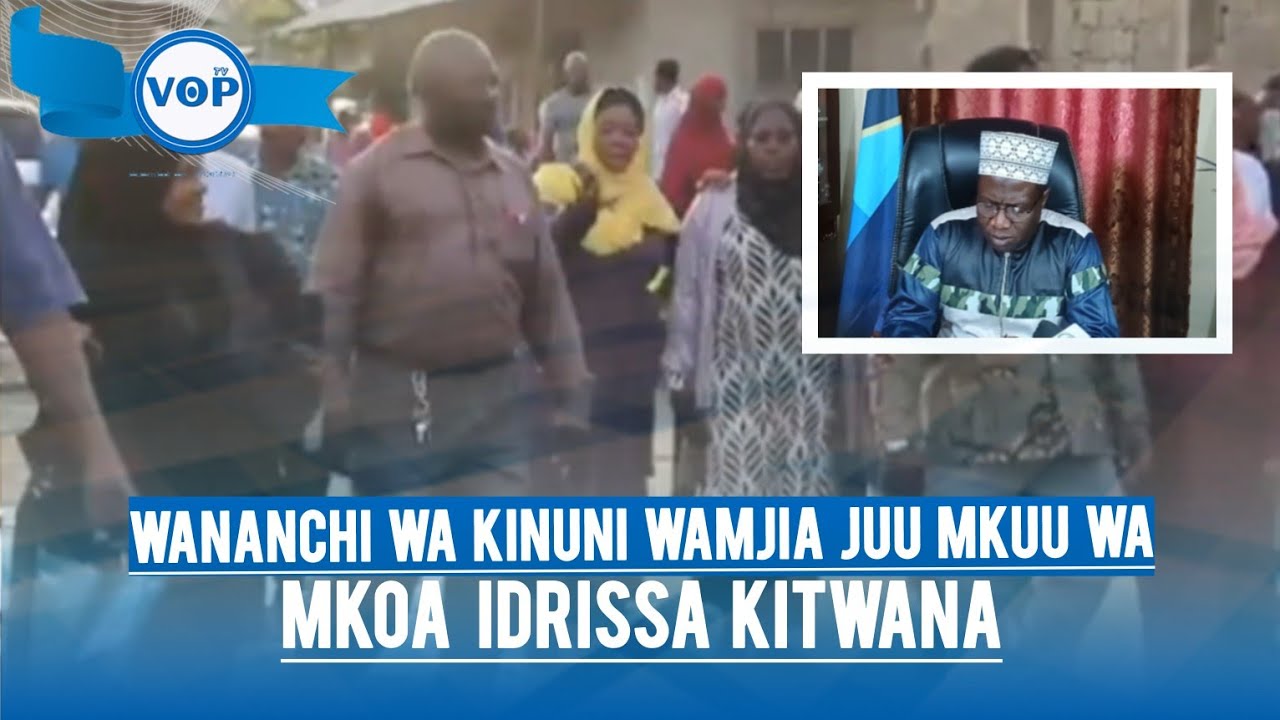 MKUU WA MKOA IDRISSA KITWANA AWAOMBA WANANCHI WA KINUNI WAWE NA SUBRA ...