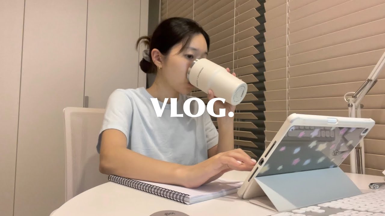 Vlog 일상 브이로그📚 쇼핑몰 지그재그 입점 업데이트까지 마치고 케이크 먹방 혼밥하고 스터디카페 가기 아이스커피 중독자 Youtube
