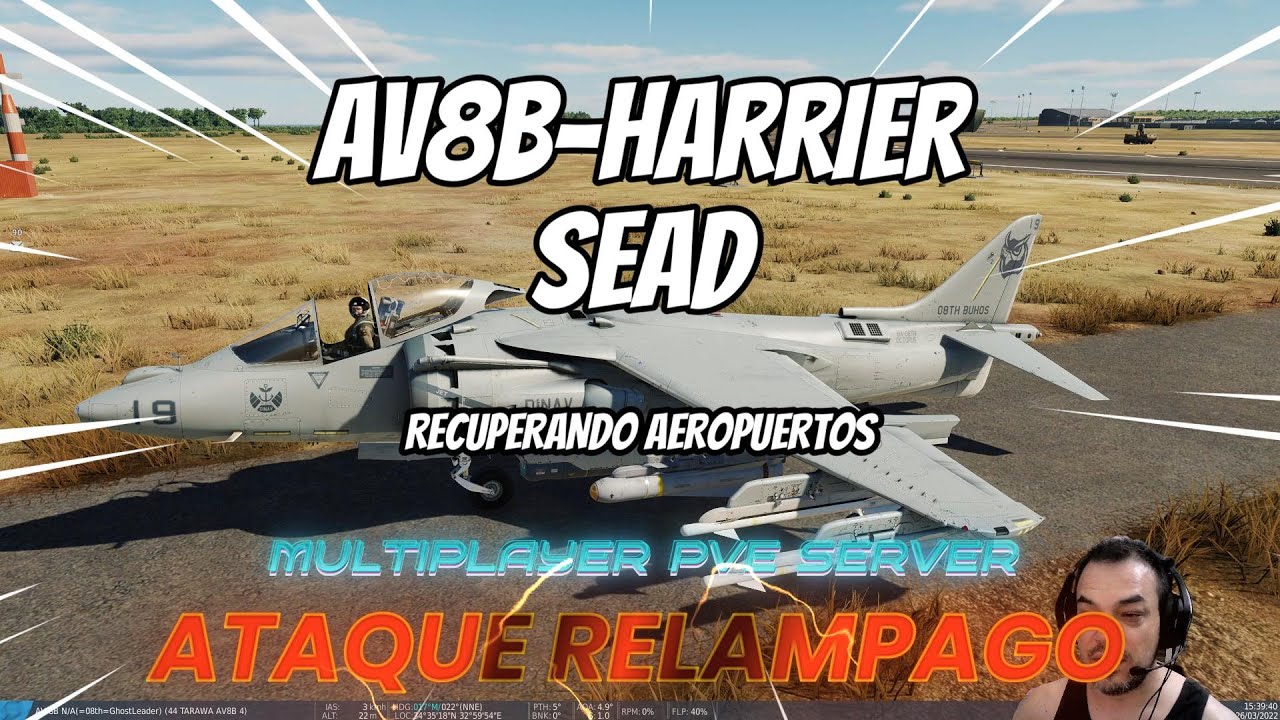 DCS AV8BN Guia Multiplayer | DCS AY4 TRAINING | AV8BN Multiplayer Tutorial / AV8B PVE SEAD - YouTube