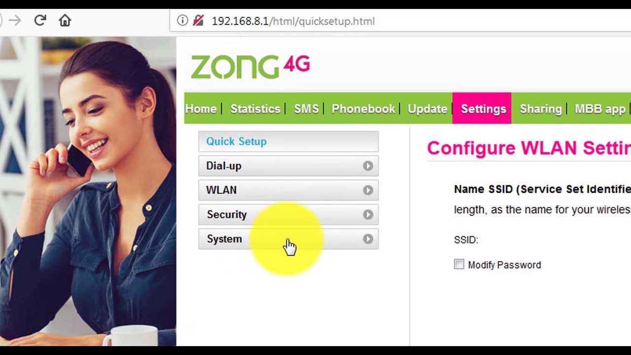 How To Change Zong 4G Device Password YouTube