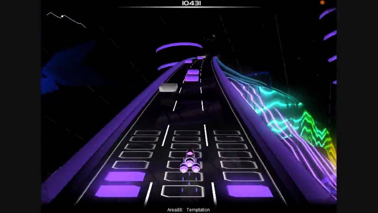 Audiosurf Cyber trance bonaza Pt8 (area 88 temptation) - YouTube