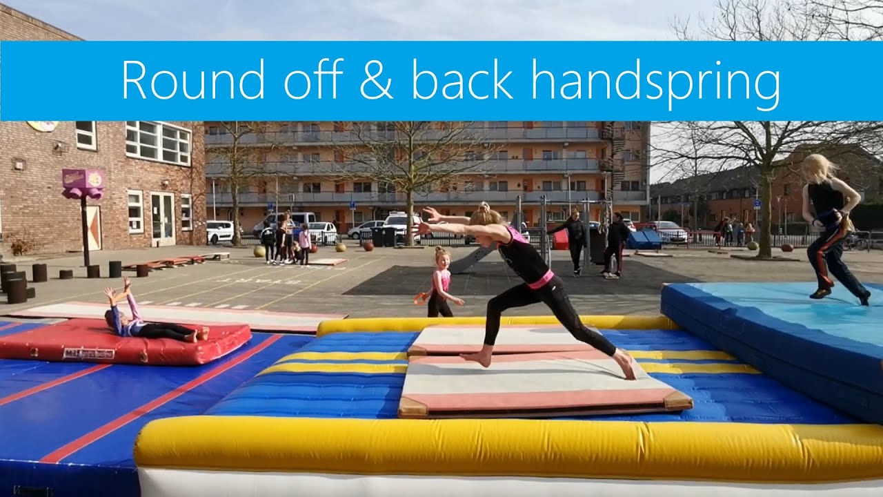Round off & back handspring - YouTube