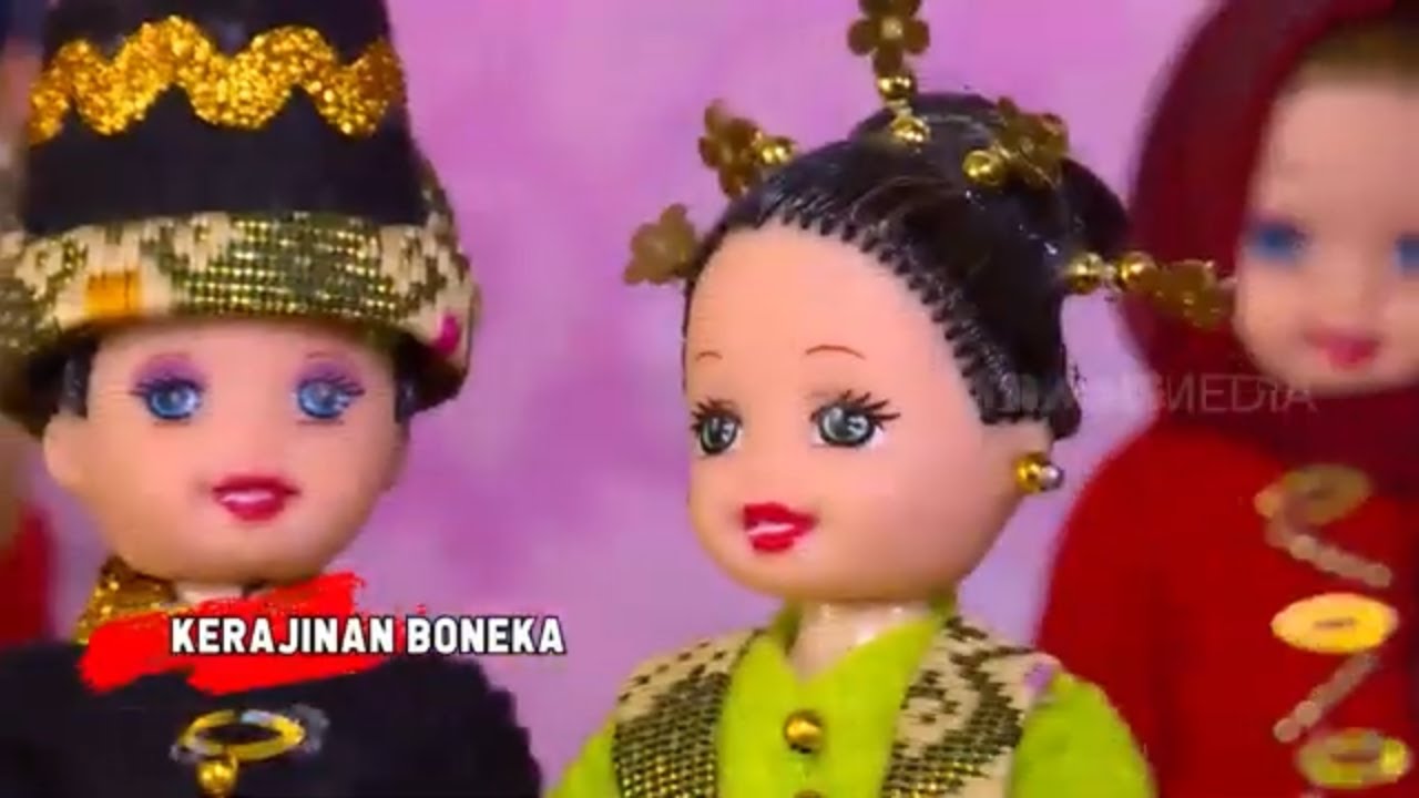 Kerajinan Boneka Pakaian Adat indonesia | RAGAM INDONESIA (18/08/21 ...