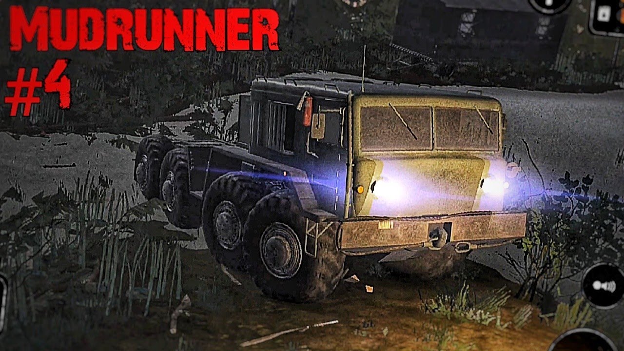 Mudrunner mission - 4 | Night Safari |Best Offroad simulator - YouTube