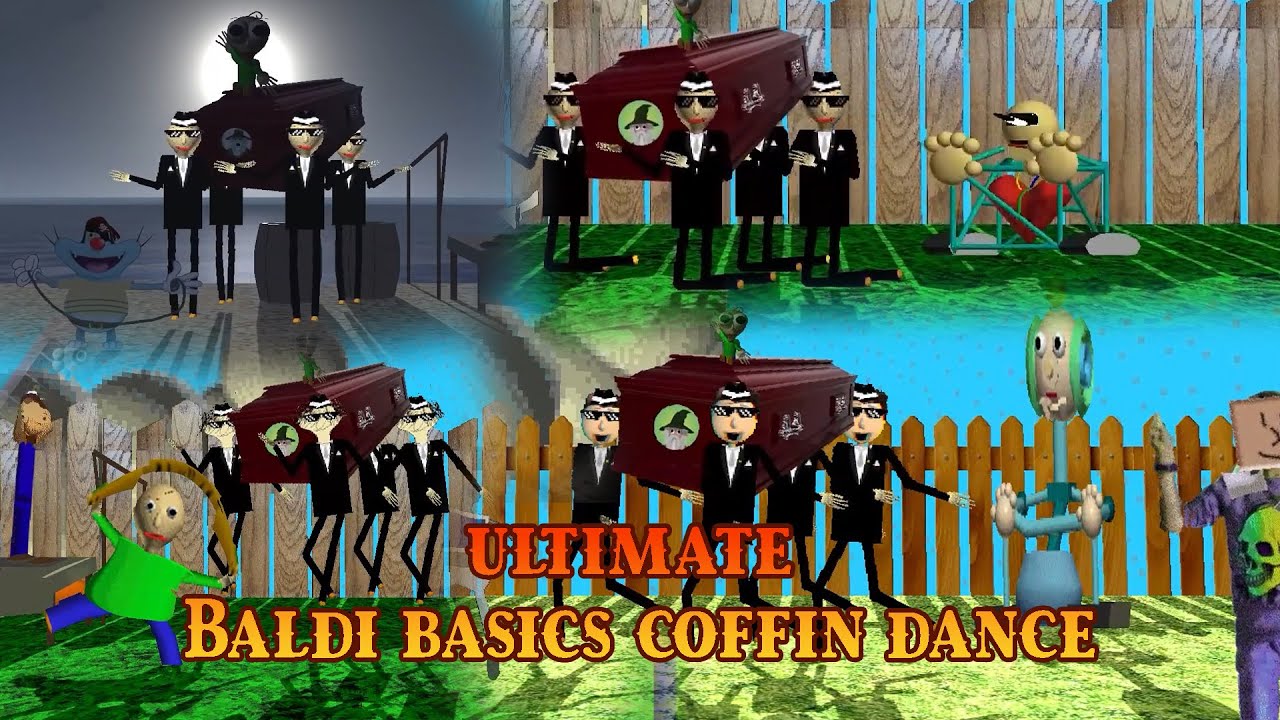 Coffin Dance Meme in Baldi's Basics Ultimate Compilation 1-5 - YouTube