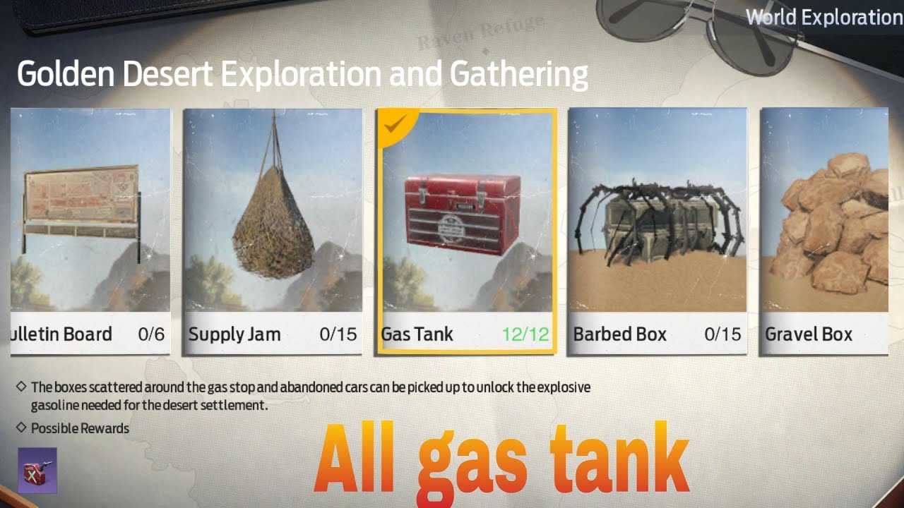 Undawn golden desert all gas tank - YouTube