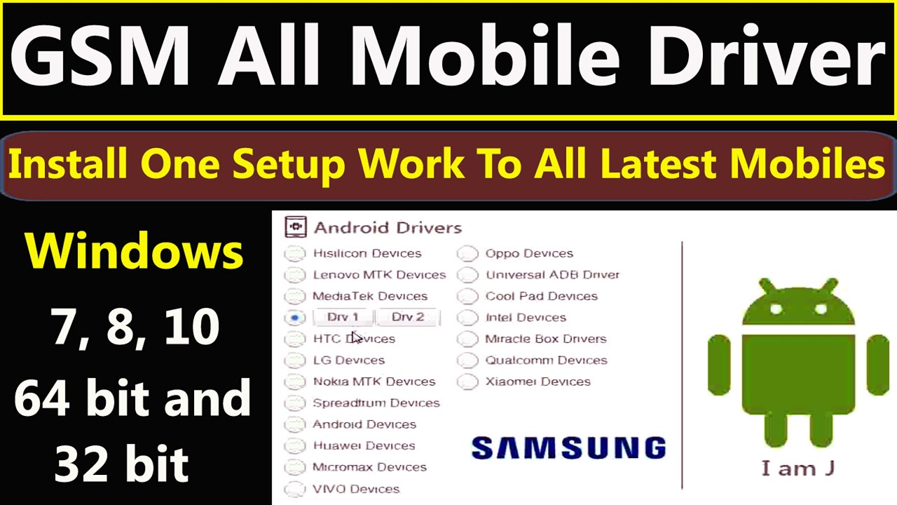 Latest Mobiles Drivers - GSM All Mobile Driver in one Setup - Easy ...