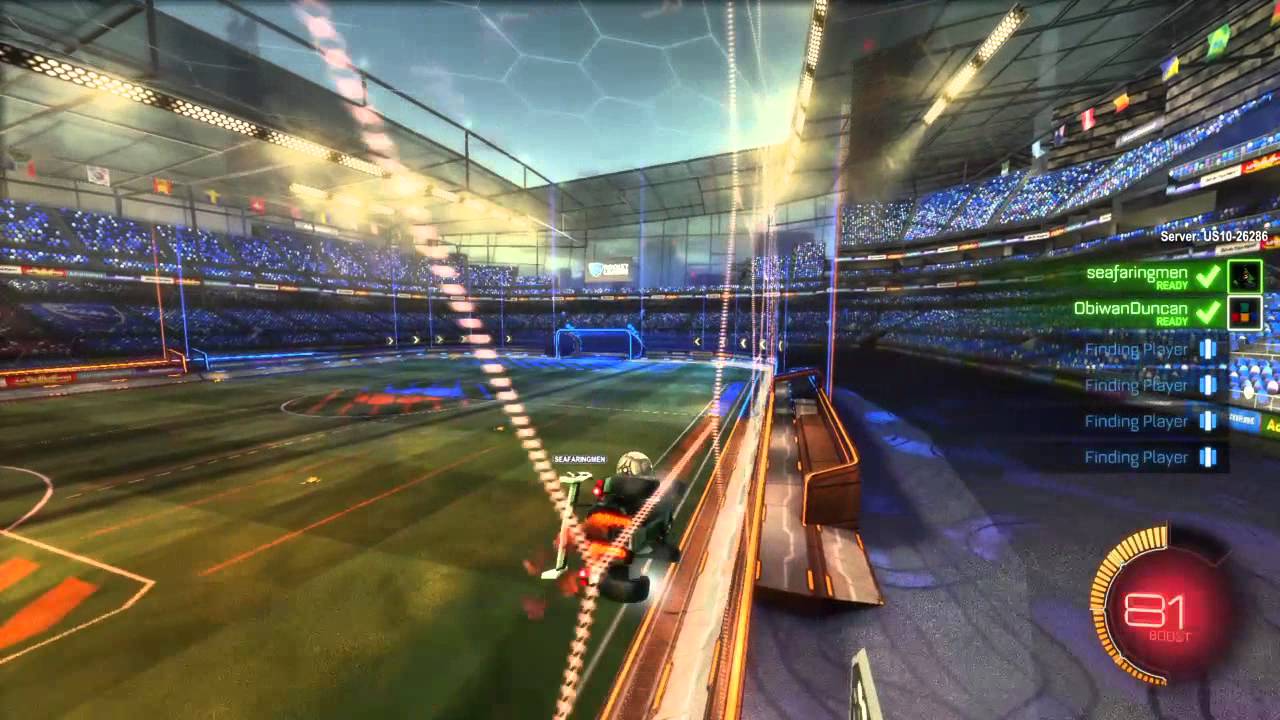 Rocket League Impromptu 1v1 Match in Lobby - YouTube