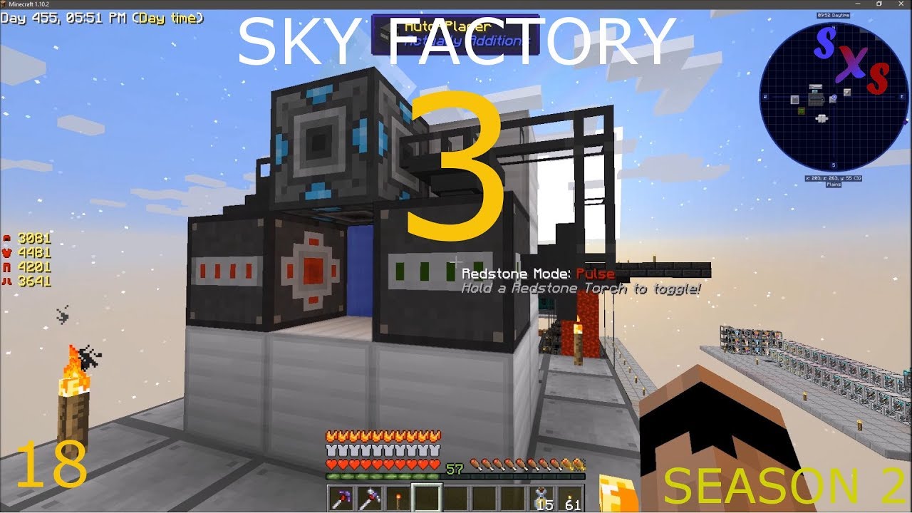 Sky Factory 3 S2 - 18 - Auto-Concrete! - YouTube