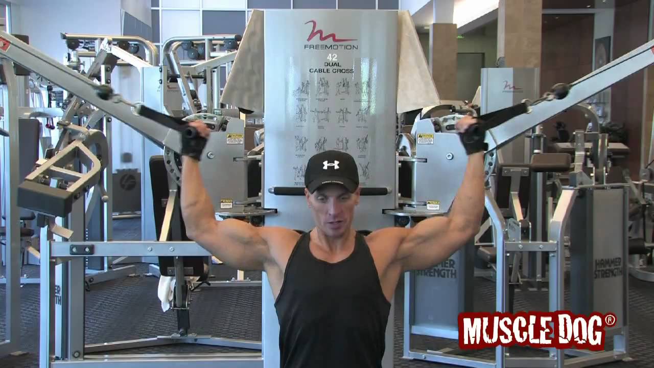 MuscleDog.com Presents: Cable Crucifix Bicep Curl - YouTube