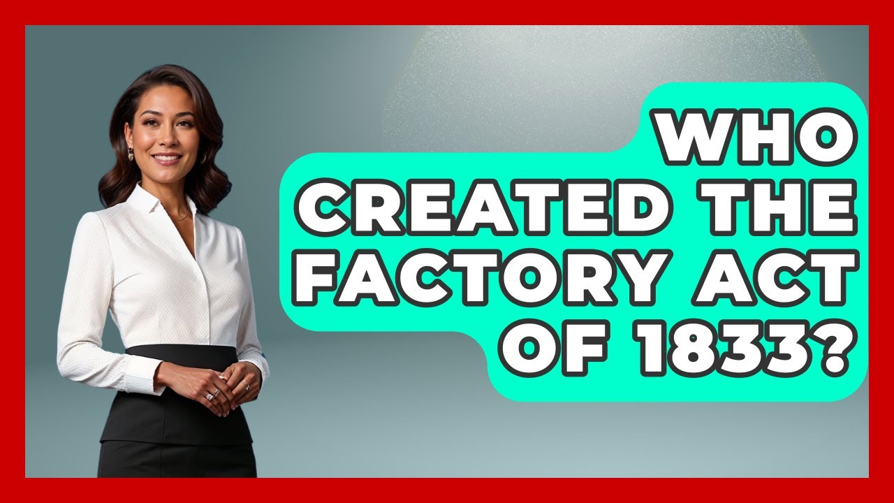 Who Created The Factory Act Of 1833? - Europe Through the Ages - YouTube