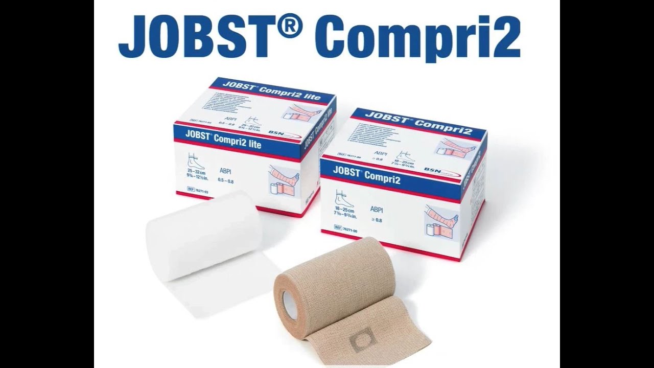 JOBST® Compri2 – tvålagers kompressionssystem - YouTube