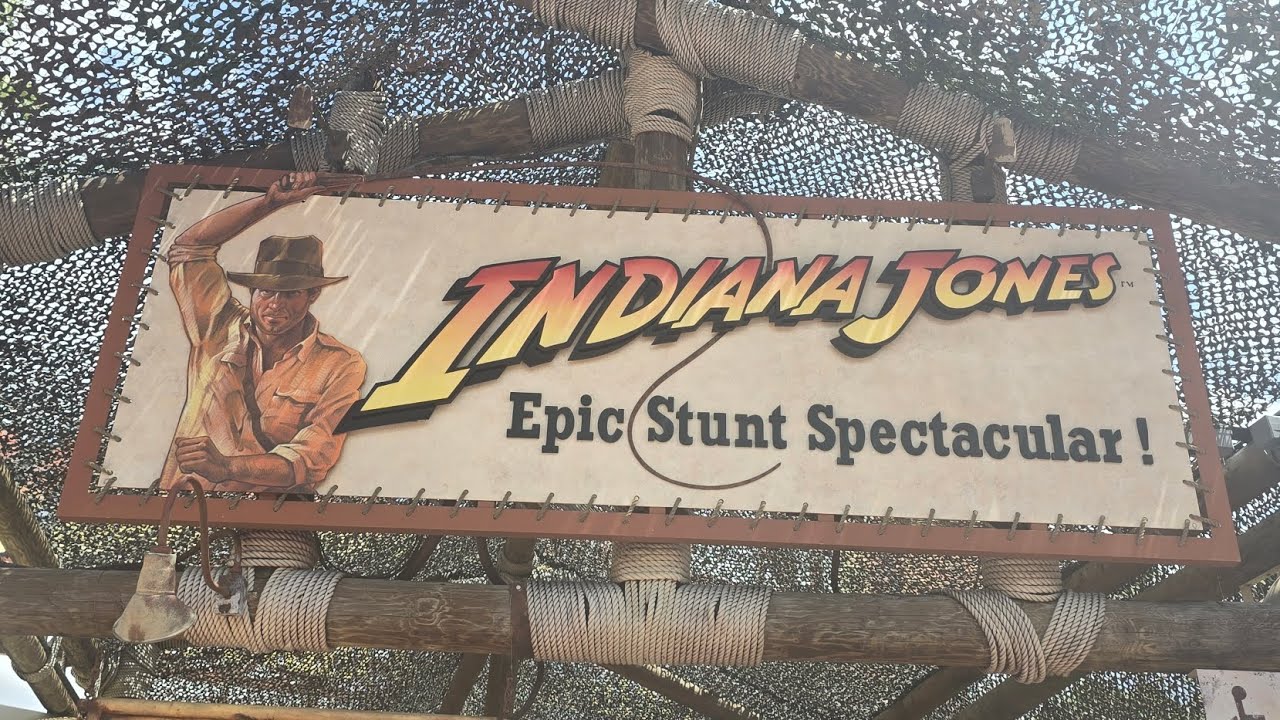 Indiana Jones Epic Stunt Spectacular - Full Show August 2024 - YouTube