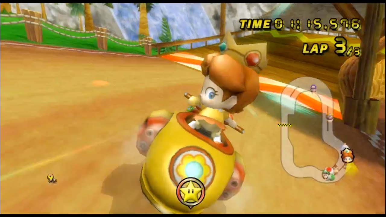 Mario Kart Wii - Baby Daisy - Shell Cup 150cc - Quacker マリオカート Wii ...