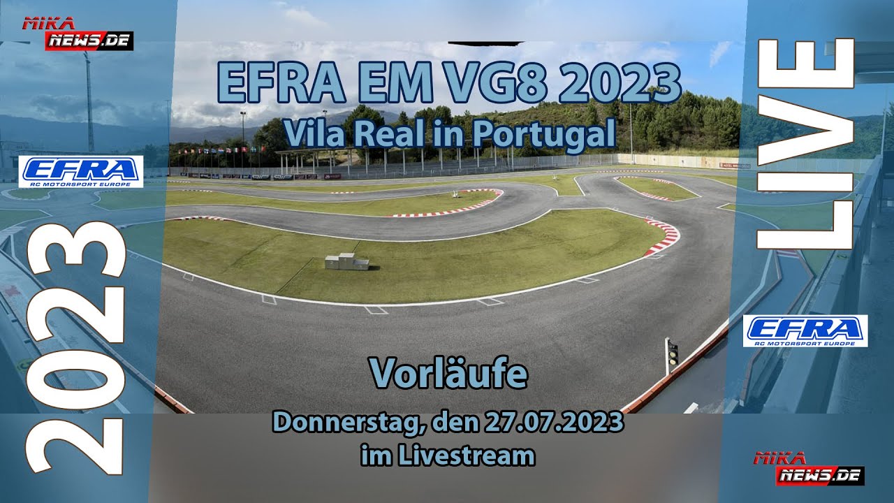 EFRA Europameisterschaft VG8 Nitro 1/8 Onroad in Villa Real / Portugal ...