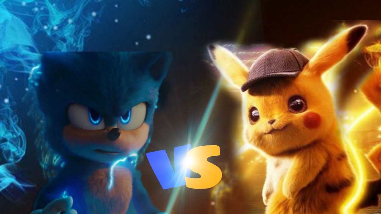 Sonic VS Detective Pikachu battle (edit) - YouTube