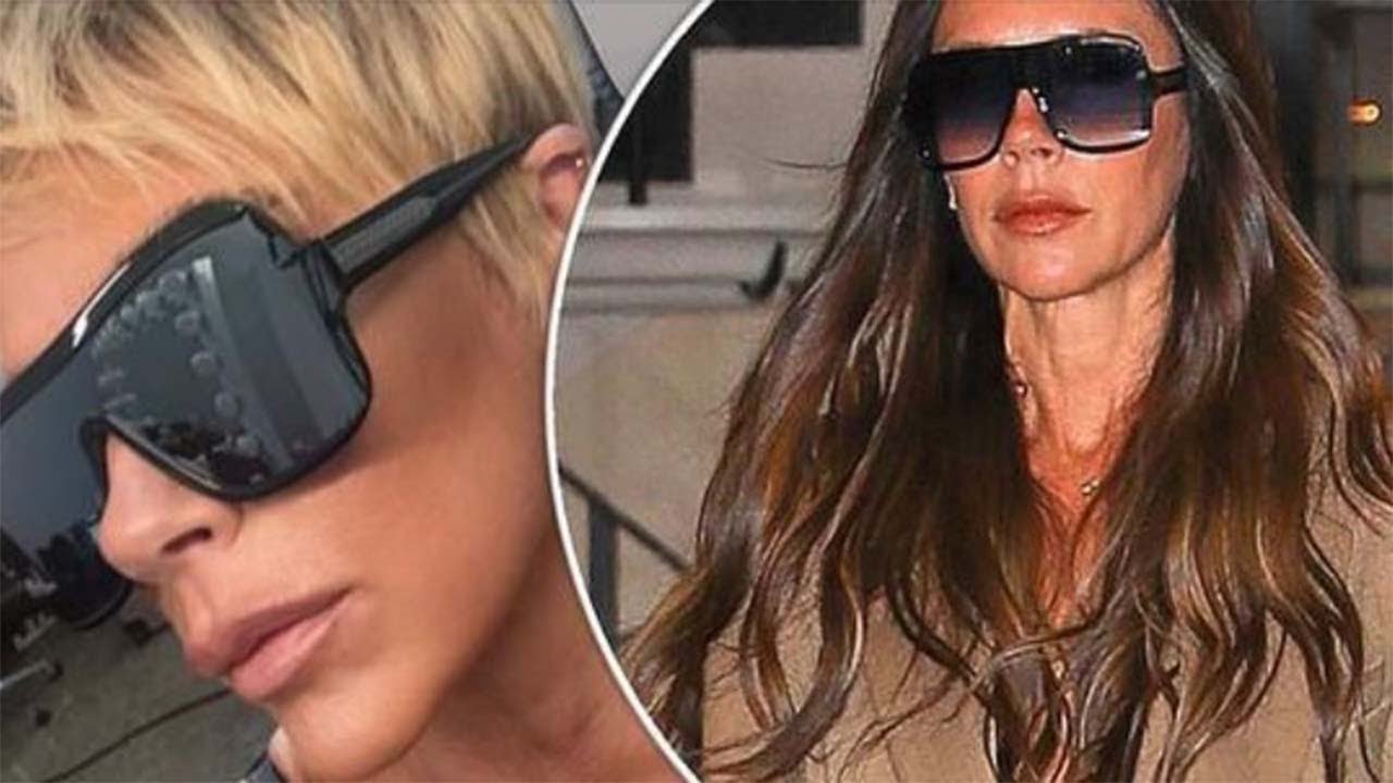 Victoria Beckham looks VERY different with a short blonde pixie cut ...