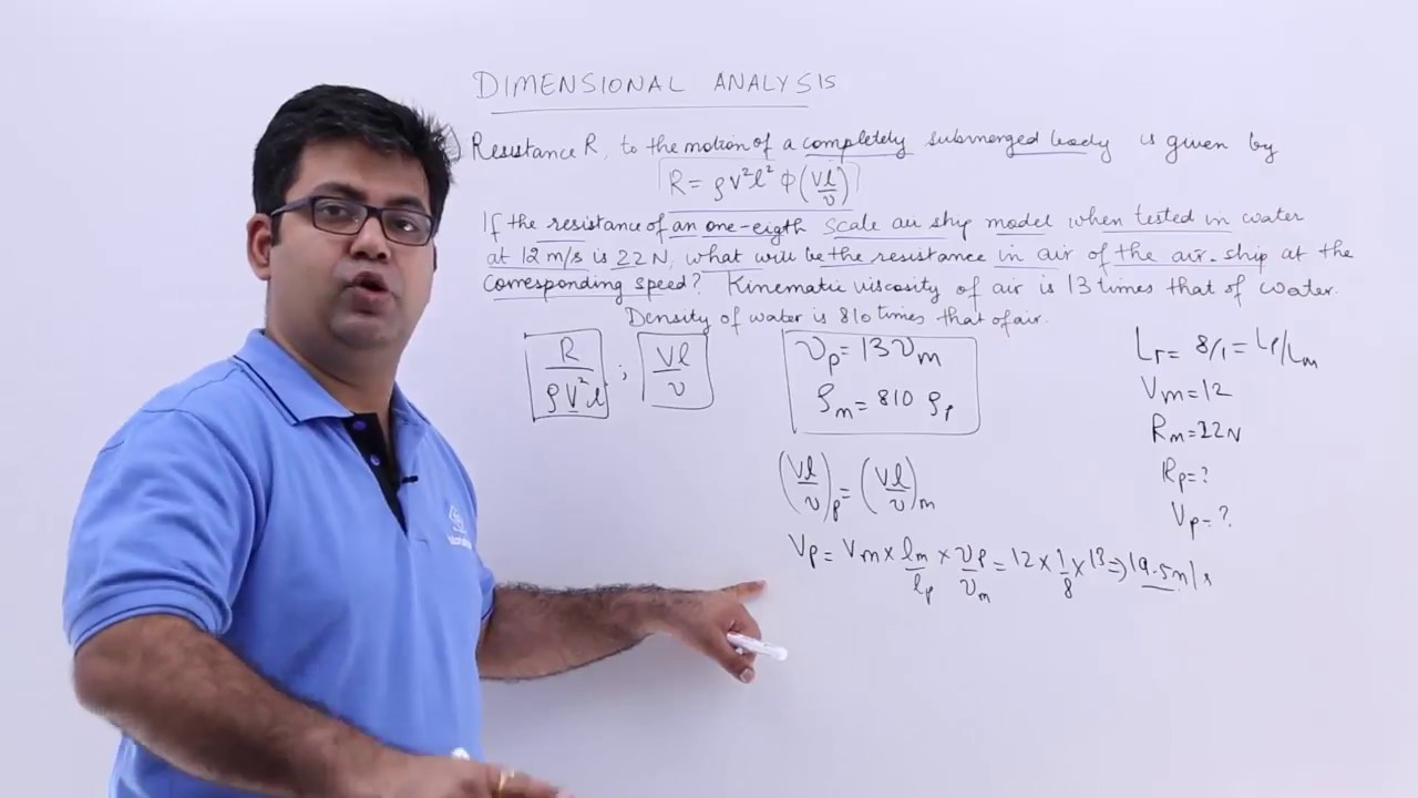 Dimensionless Numbers Problem Example 2 - YouTube