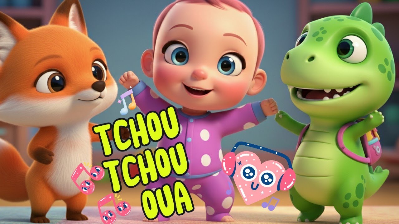 Tchou Tchou Oua - Paroles à l'écran | Comptines pour les bébés pour ...