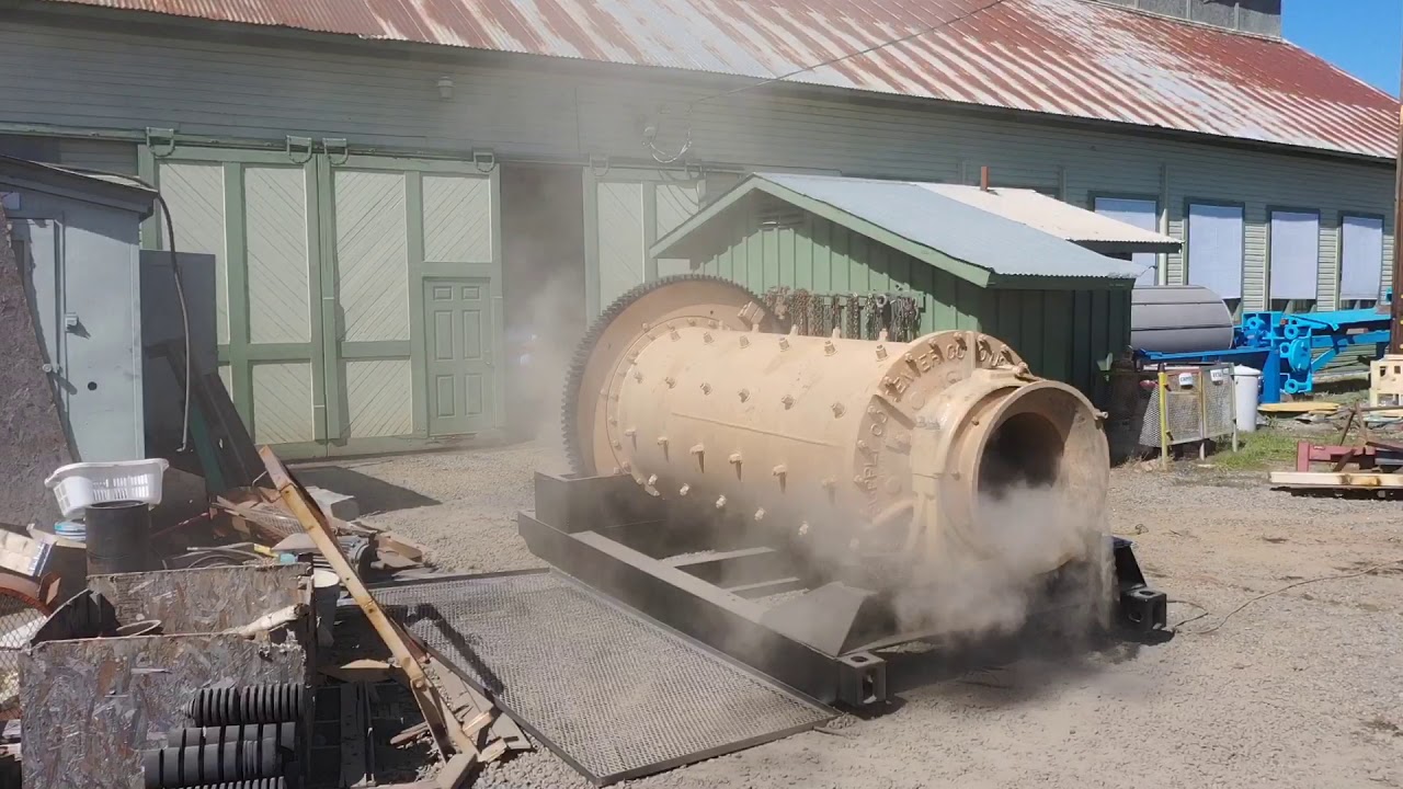 6K-RA04 Marcy 3'x8' Rod Mill 25 HP Motor - YouTube