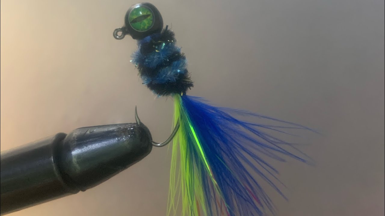 How to make custom striped crappie jig - YouTube