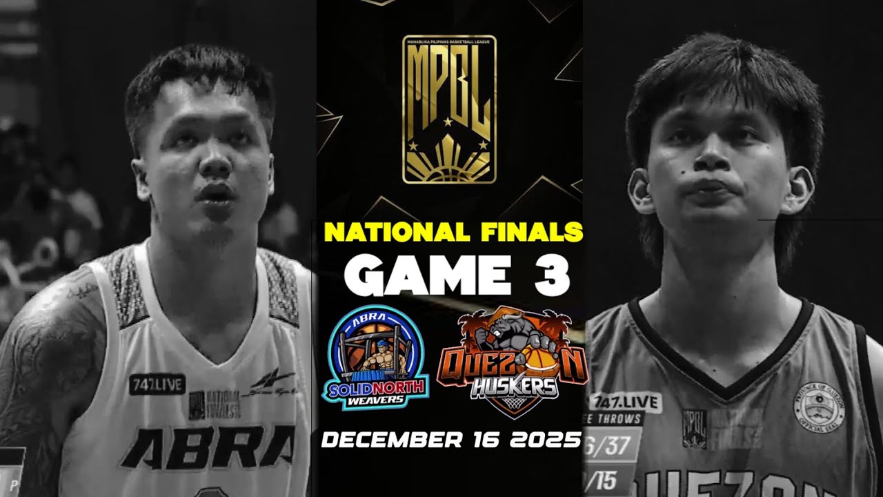 GAME 3 ABRA AT QUEZON LAST 2 MINUTES PLUS OVERTIME DECEMBER 16 2025 ...
