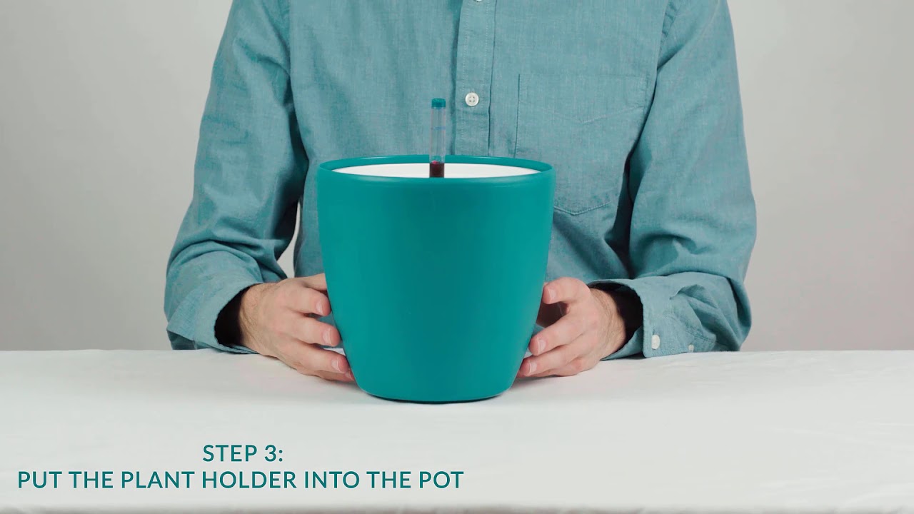 Self Watering pots video - YouTube
