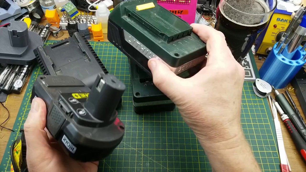 Dealing with incompatible tool batteries - YouTube