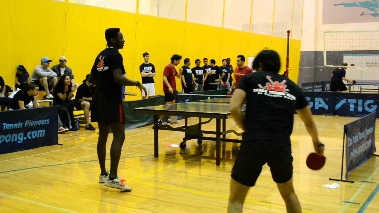 Table tennis club at FSU vs Valdosta State Doubles part 2 - YouTube