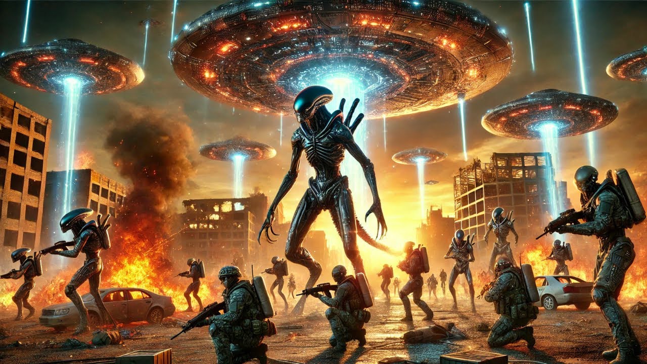 The Invasion Of Aliens On Earth - [AI Short Film] - YouTube