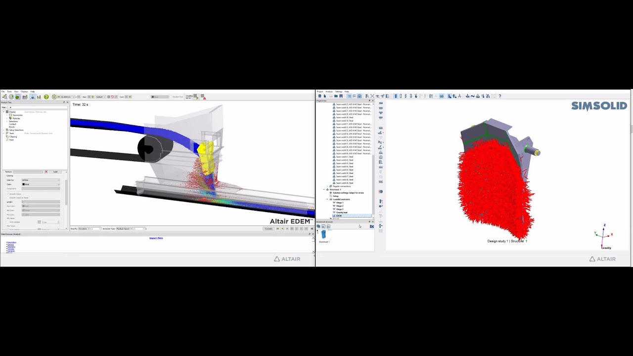 Altair SimSolid - EDEM Workflow - YouTube