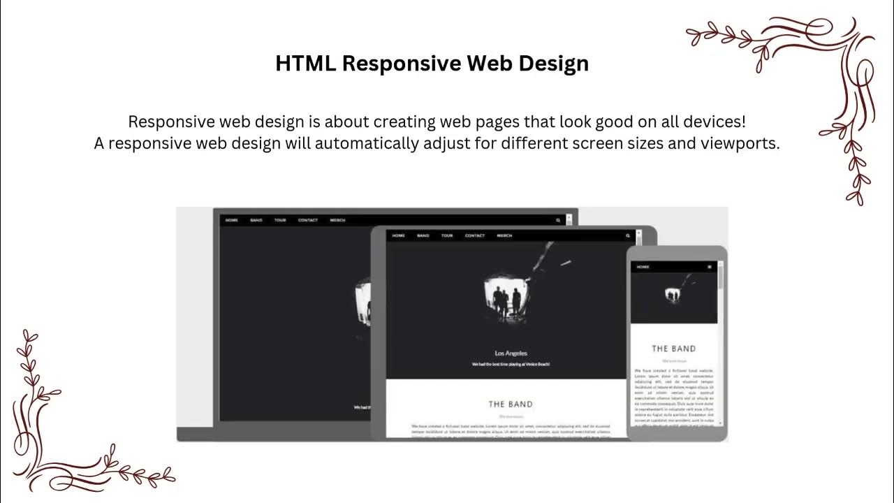 HTML Layout ,HTML Responsive Web Design - YouTube