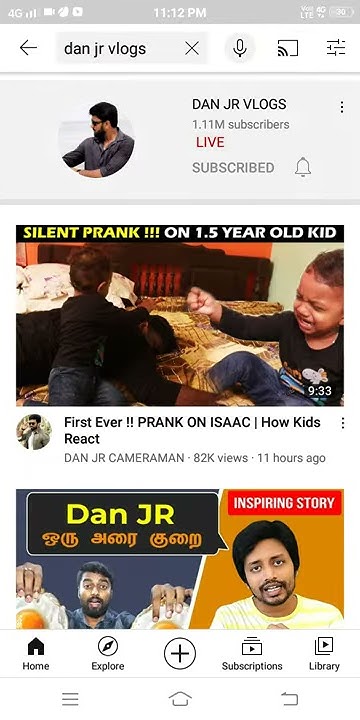 dan jr vlogs hacked first in our channel - YouTube