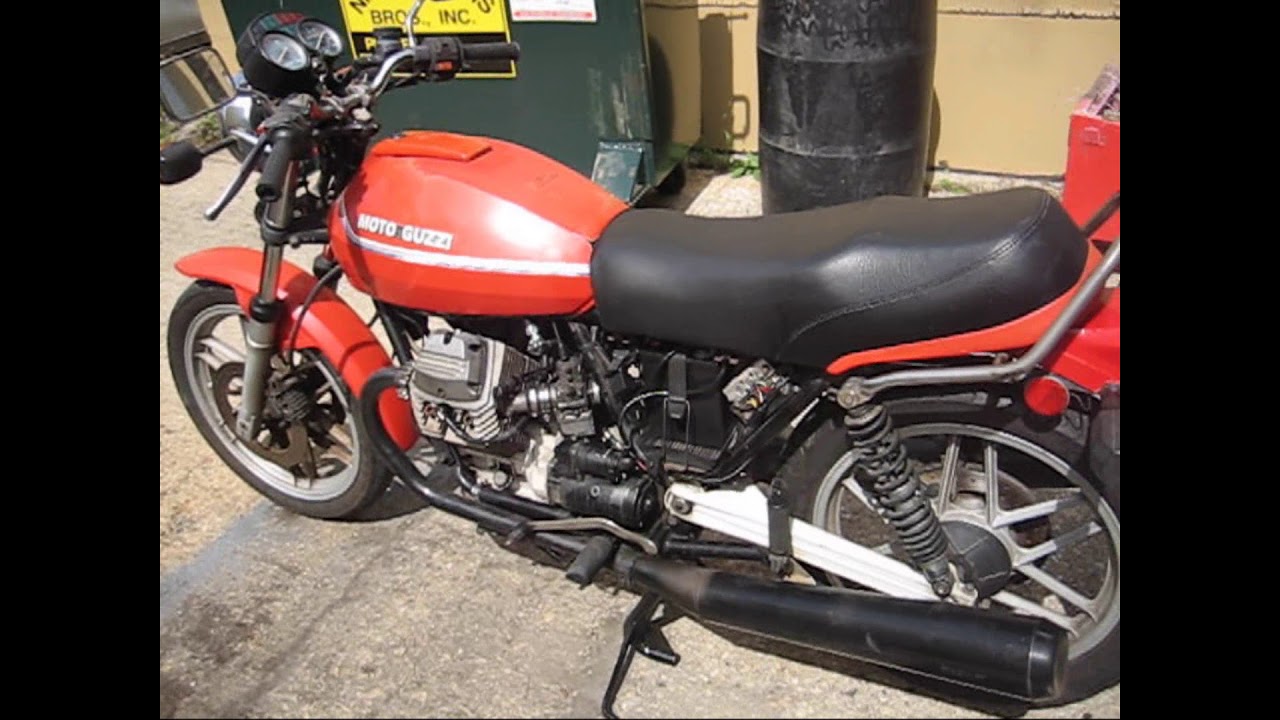 1984 Moto Guzzi V65 - YouTube