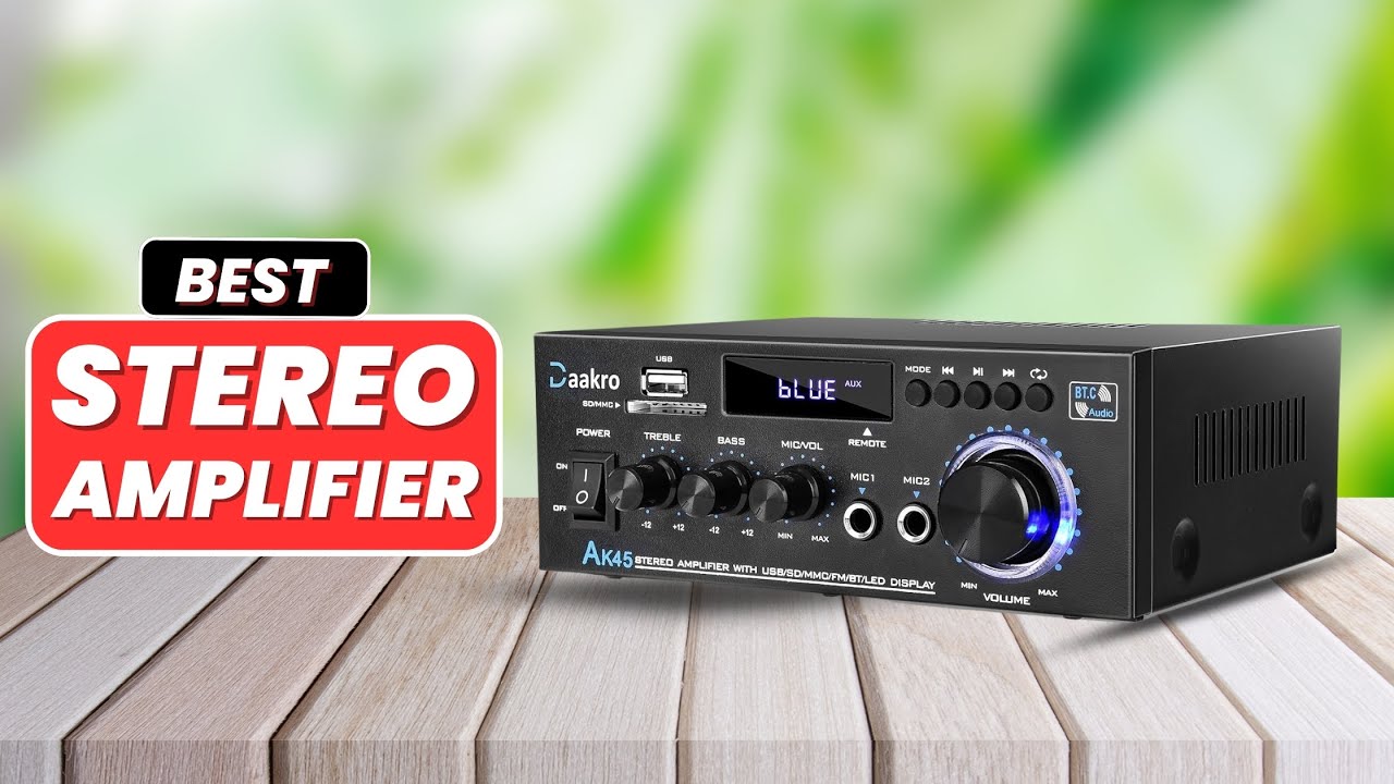 Top 5 Best Stereo Amplifiers in 2025 - Find the Perfect Amp for Your ...