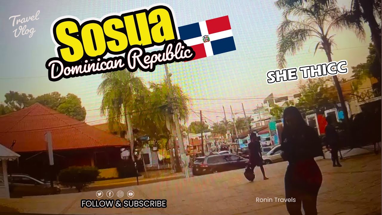 🇩🇴 Beautiful Women in the Park: A Stroll Through Sosua - YouTube