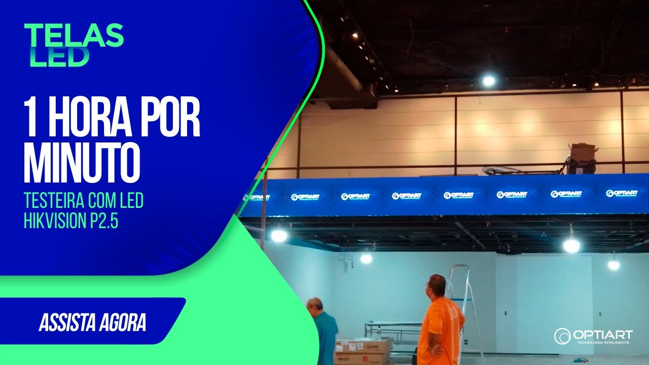 Testeira com Painel de LED P2.5 - YouTube