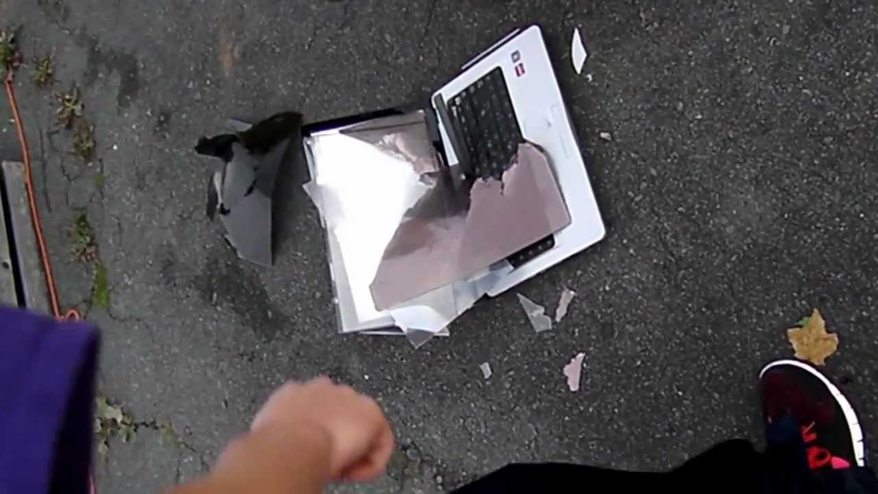 How to smash a computer part 1 - YouTube
