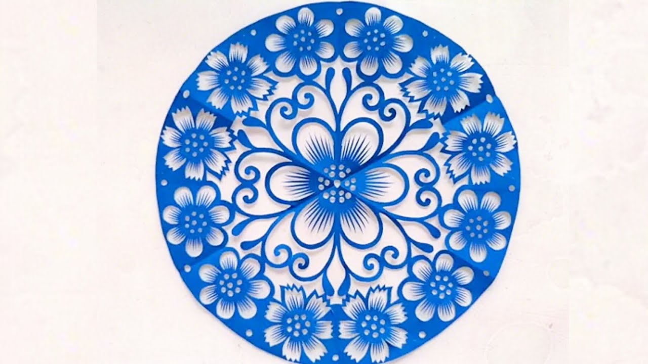 Paper Cutting New Design - Paper Cutting Tutorial - How To Make Paper ...