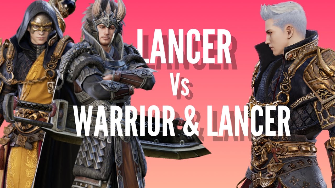 MIR4 - LANCER HYBRID vs WARRIOR & LANCER (chocolate) - YouTube