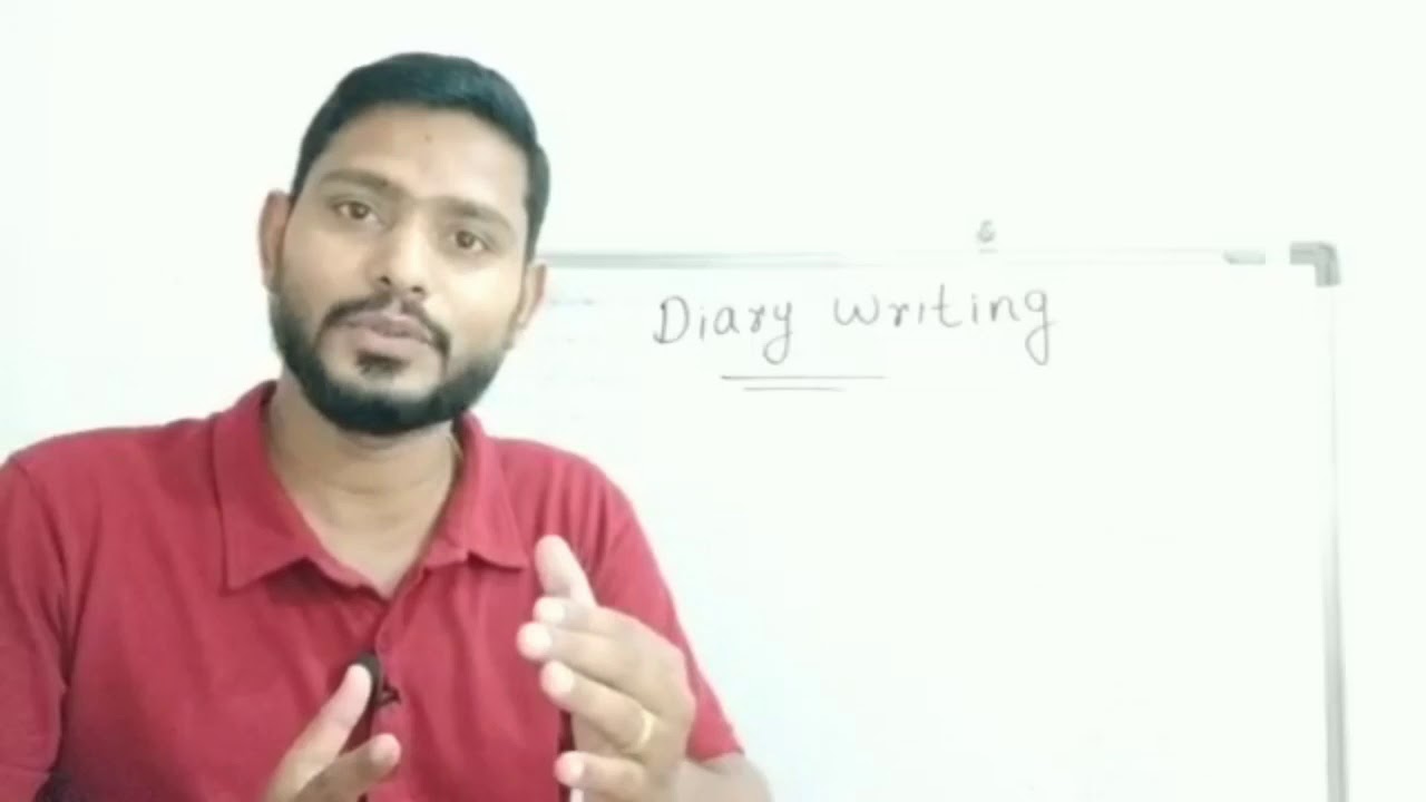 Diary Entry | English Writing Skills - Diary Writing format with an ...