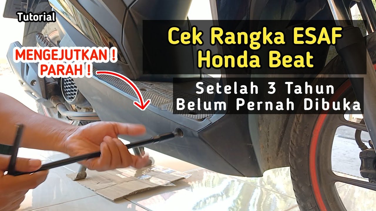 Tutorial Cara Cek Rangka Esaf Honda Beat Tahun 2020 Keatas - YouTube