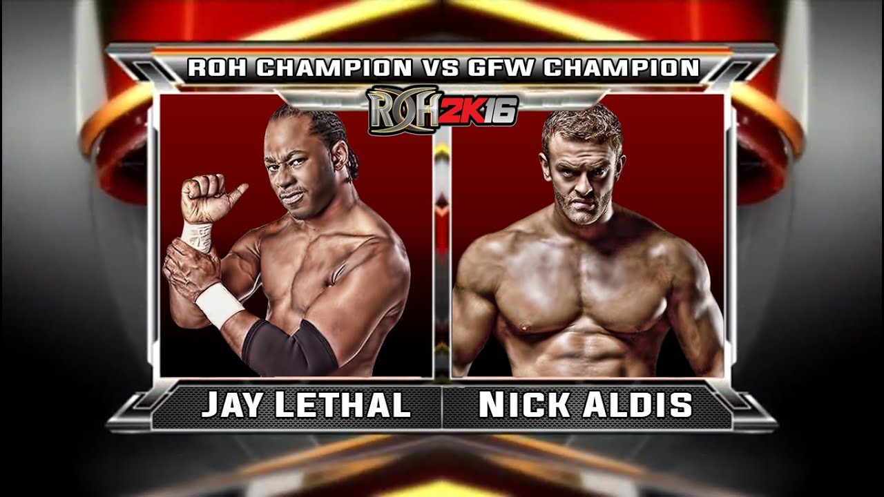 WWE 2K16: Jay Lethal vs Nick Aldis - YouTube