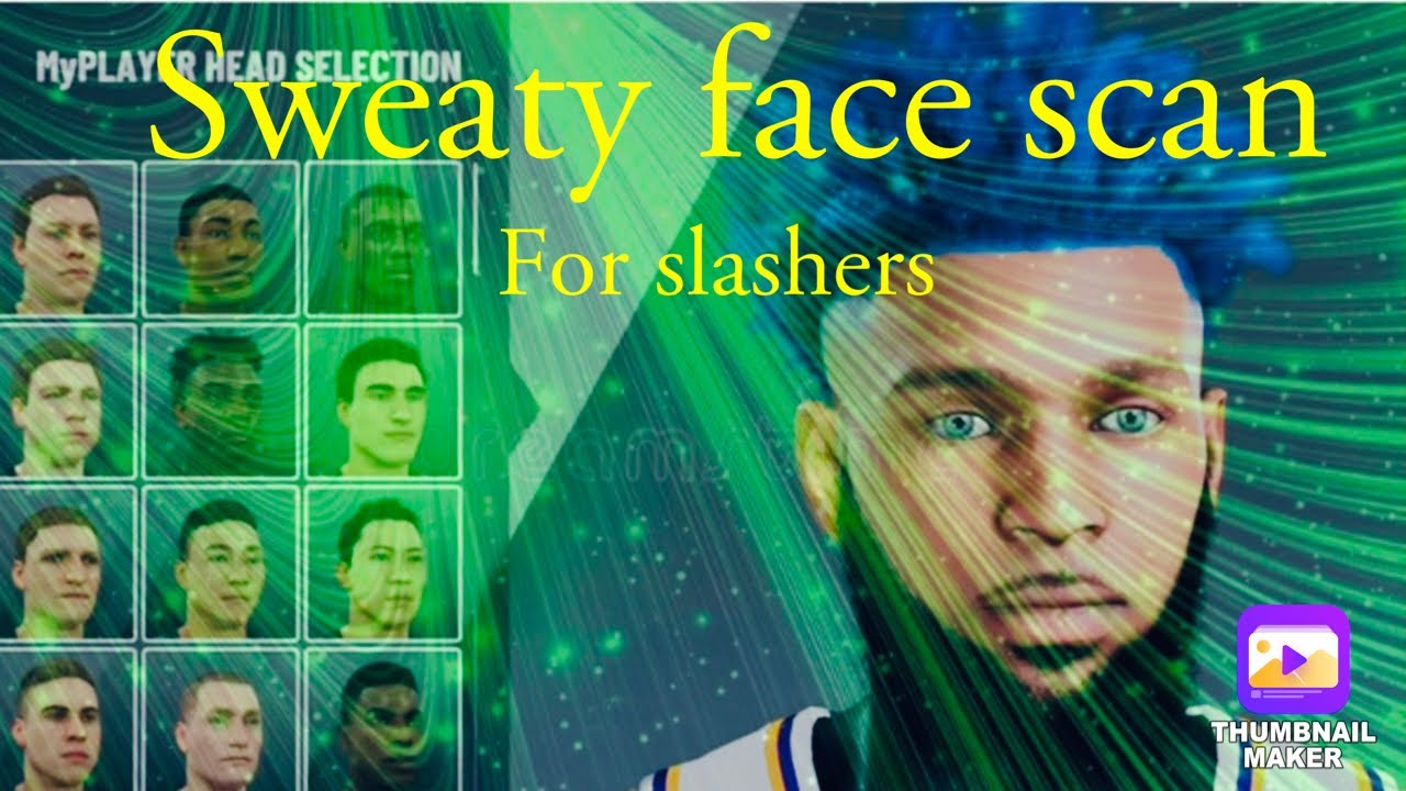 Sweaty face scan in 2k21 - YouTube