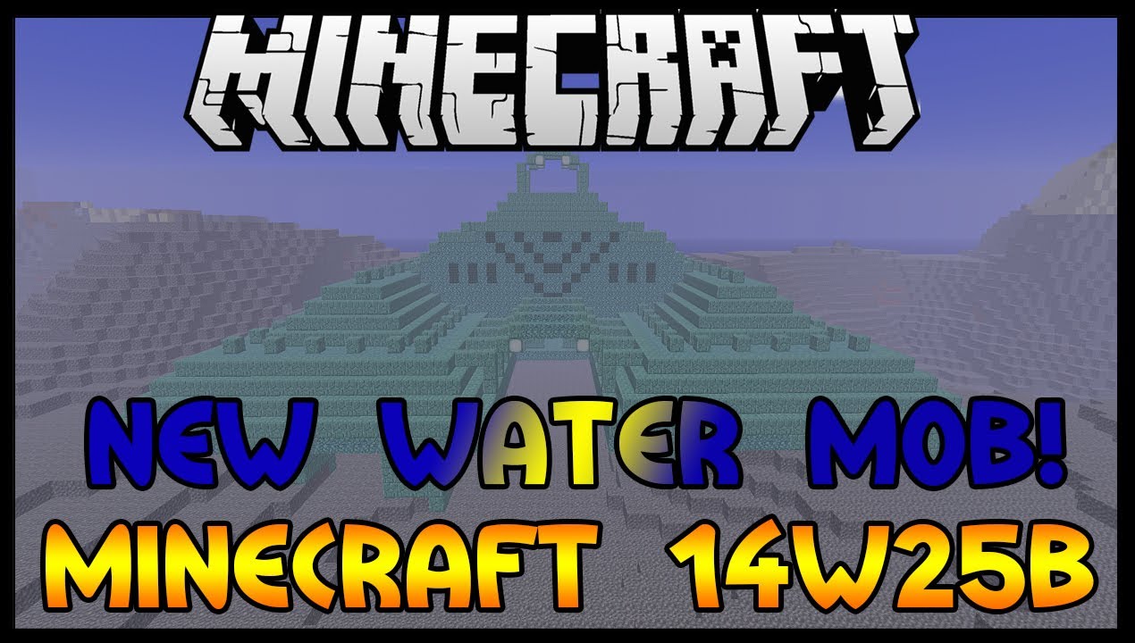 Minecraft | Snapshot 14w25b! | New Water Mobs?! - YouTube