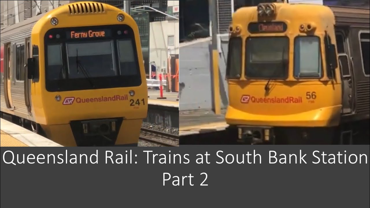 Trains at South Bank (Part 2) - YouTube