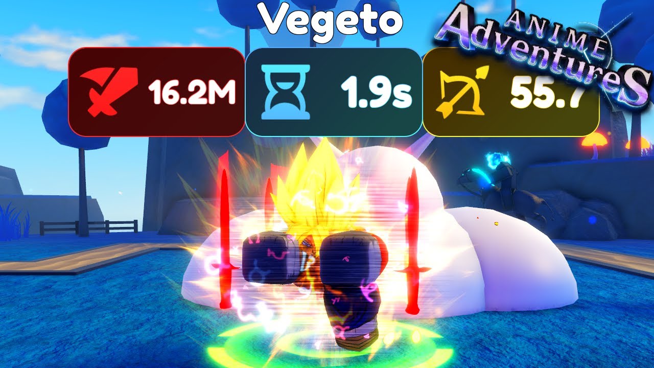 Showcasing Double Unique Vegeto All SSS In Anime Adventures Update 18.5 ...