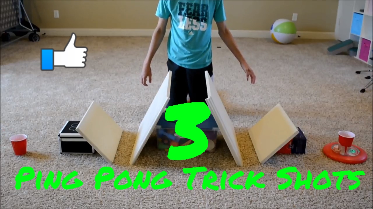 Ping Pong Trick Shots 3 - YouTube