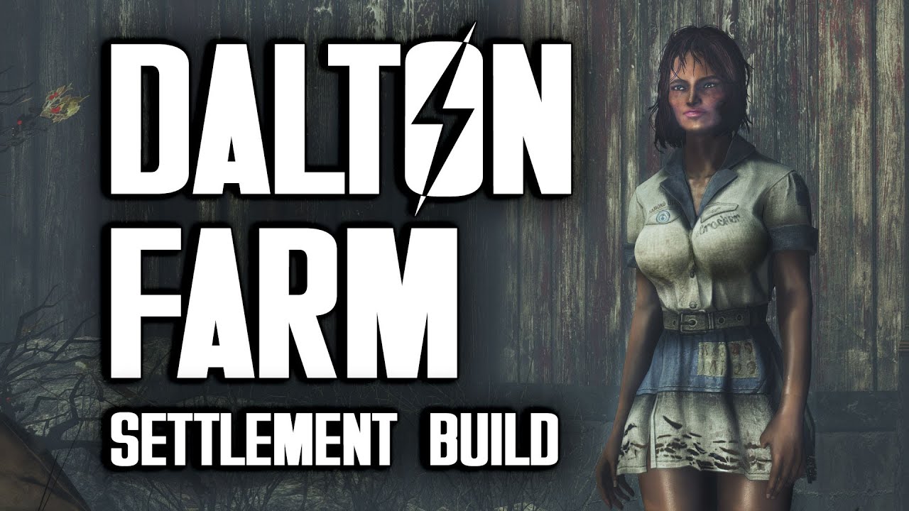 Dalton Farm Far Harbor Settlement - Fallout 4 Efficiency Builds - YouTube